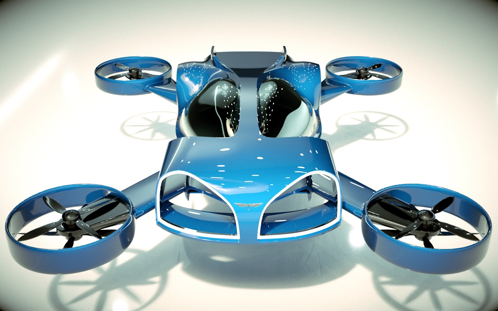 3D car copter model - TurboSquid 1557928