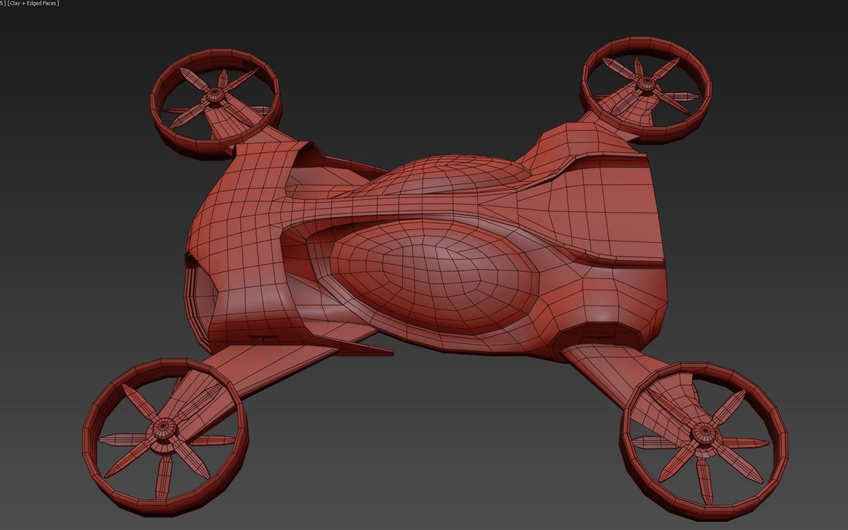 3D car copter model - TurboSquid 1557928