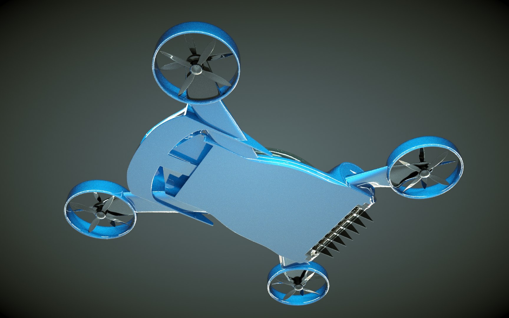 3D car copter model - TurboSquid 1557928