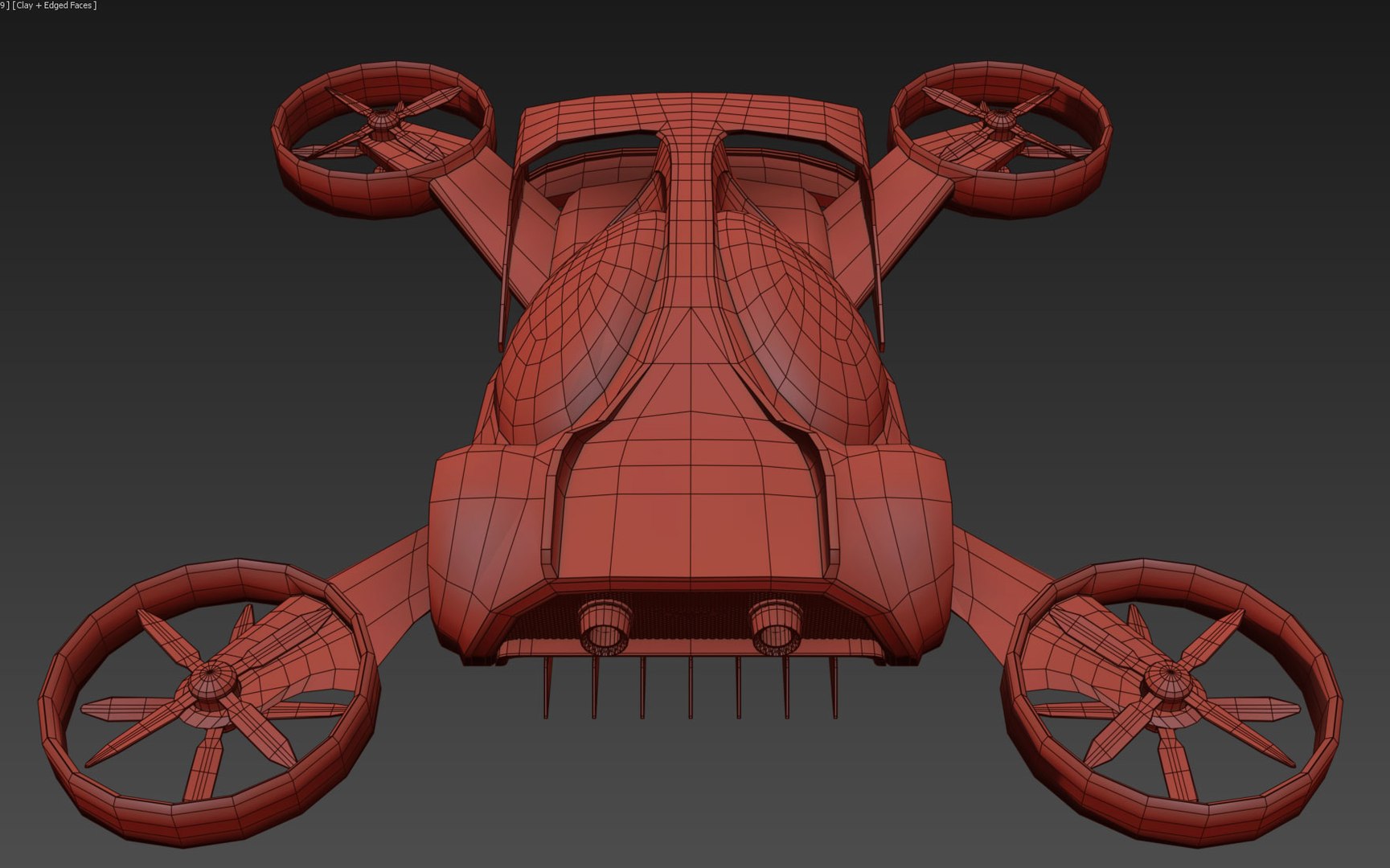 3D car copter model - TurboSquid 1557928