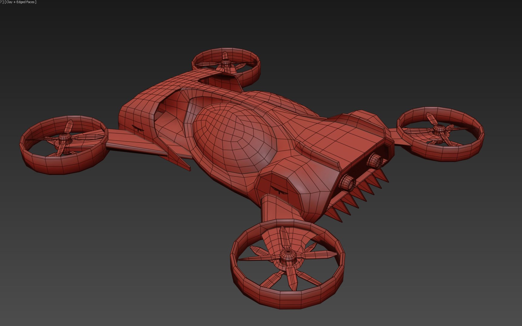 3D car copter model - TurboSquid 1557928