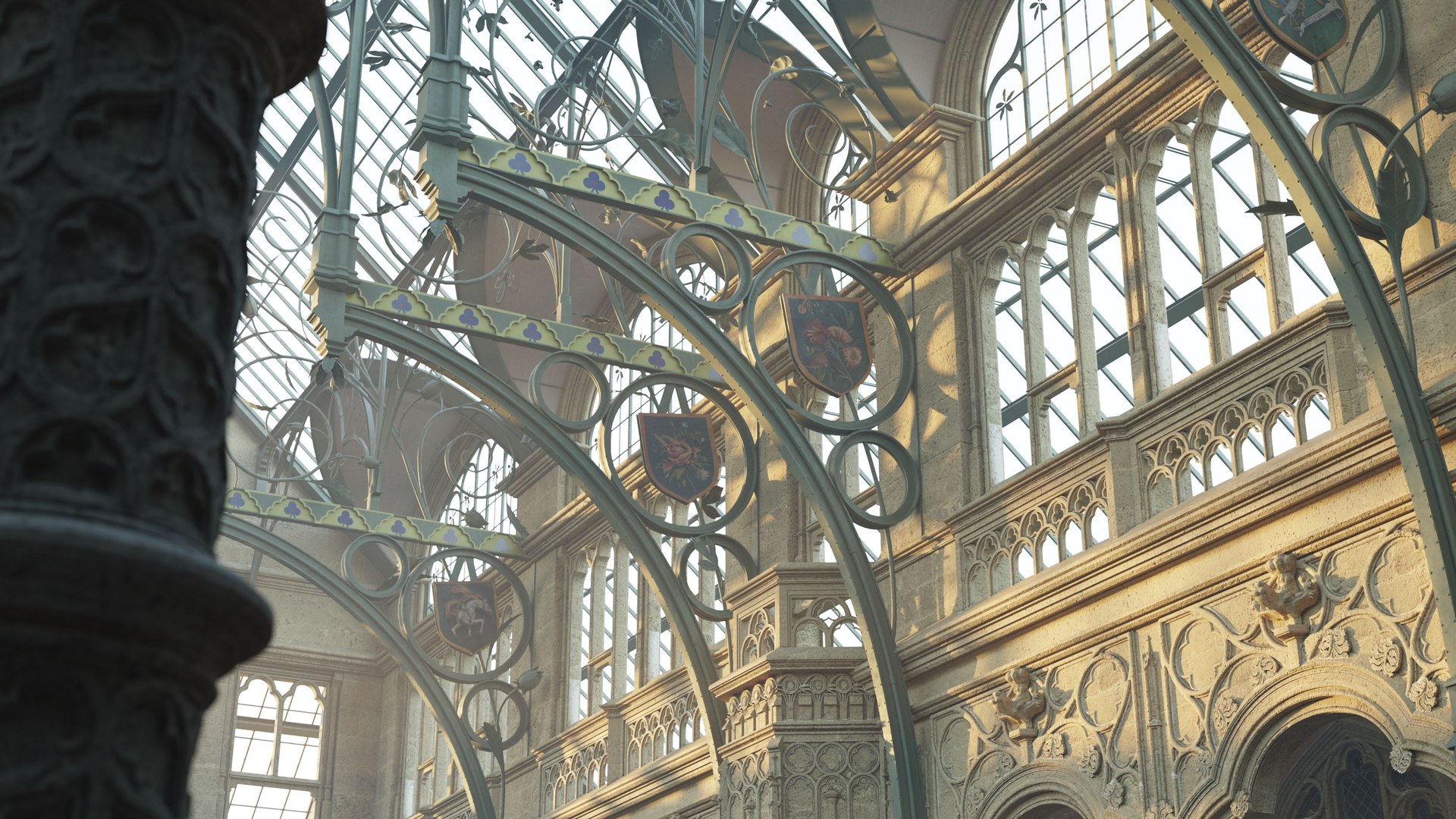 Grand Gothic Hall 3D - TurboSquid 1982641