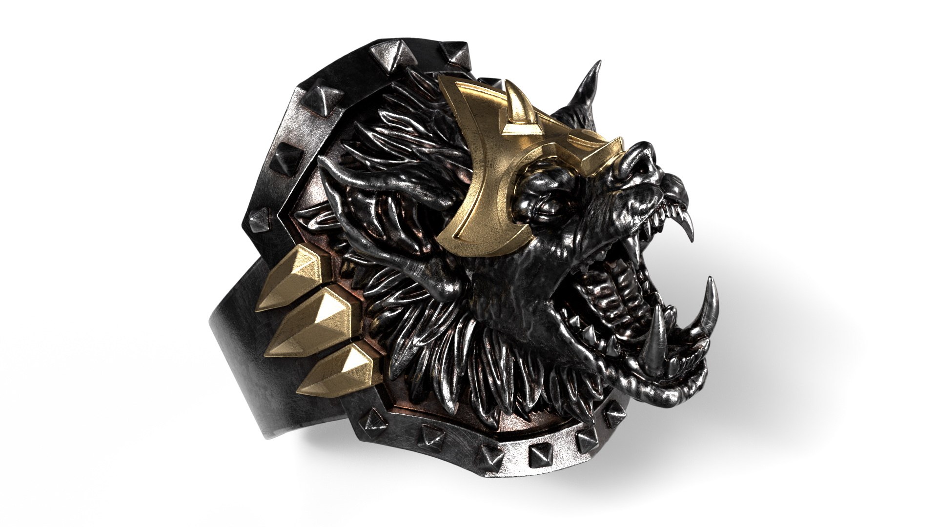 Armored Bat Ring 3D Model - TurboSquid 2278582