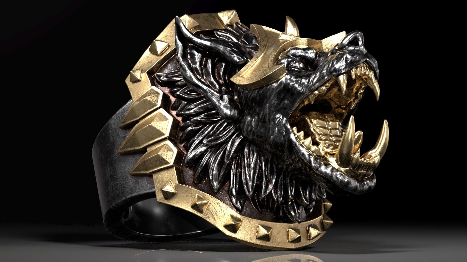 Armored Bat Ring 3D Model - TurboSquid 2278582