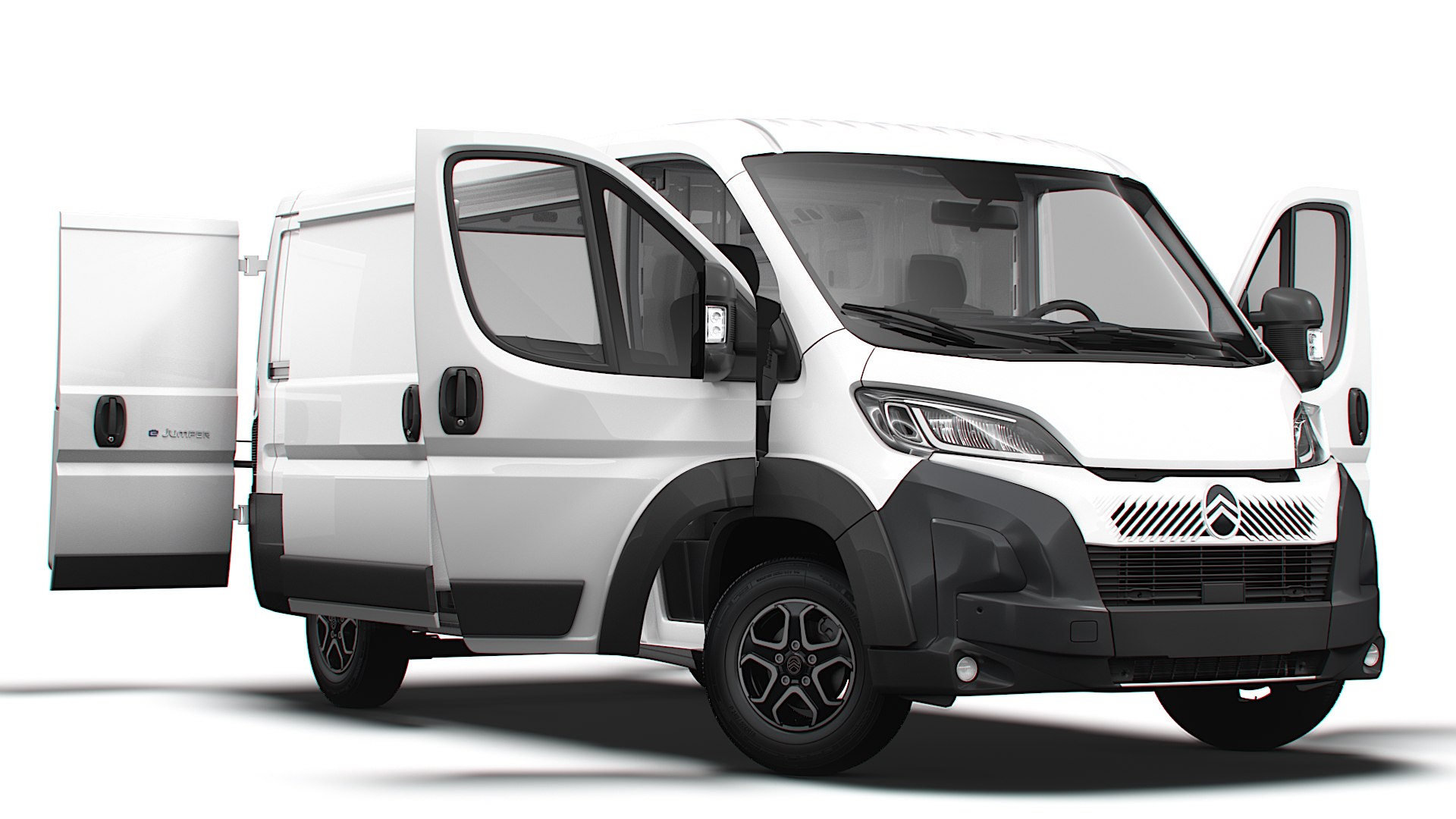 Stellantis Electric Panel Van HQ Interior L2H1 2025 3D Model ...