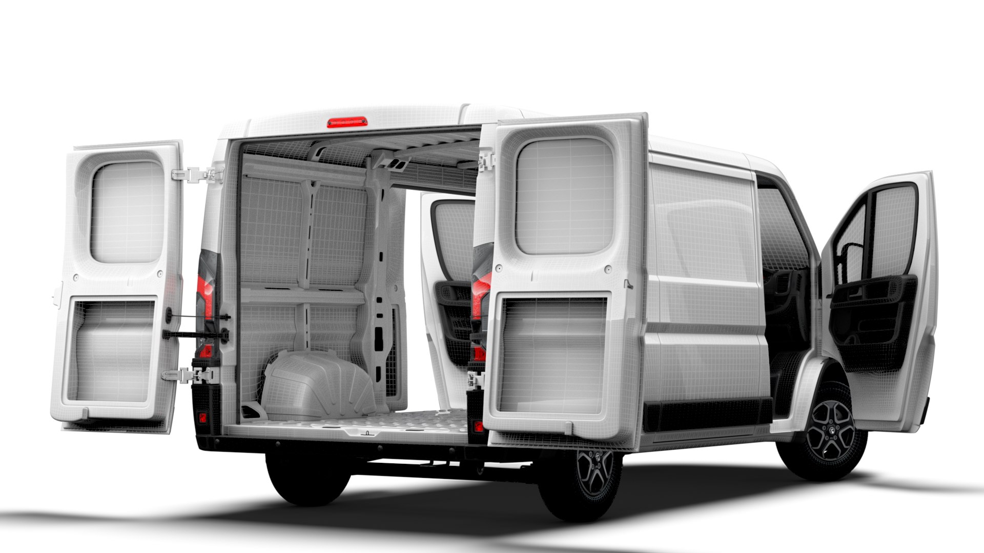 Stellantis Electric Panel Van HQ Interior L2H1 2025 3D Model ...