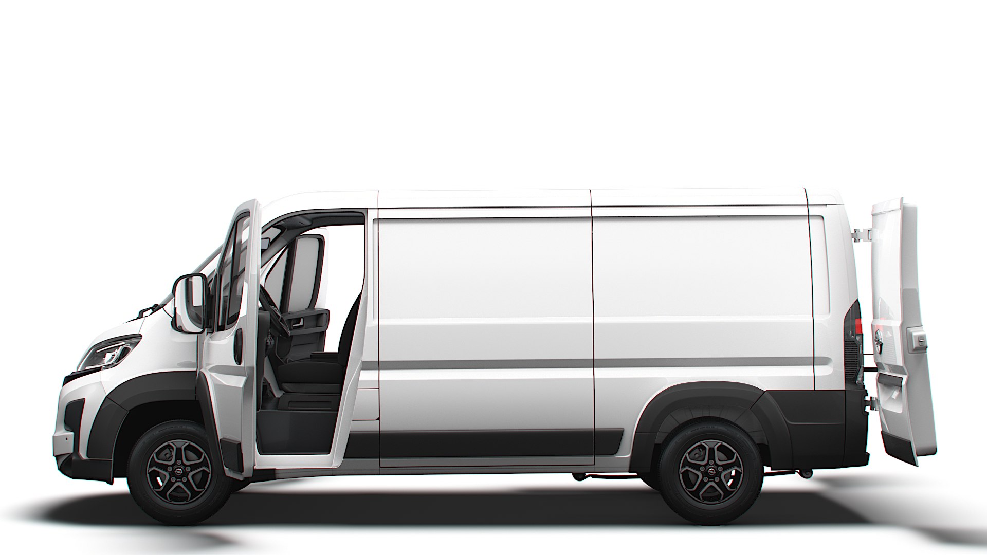 Stellantis Electric Panel Van HQ Interior L2H1 2025 3D Model ...