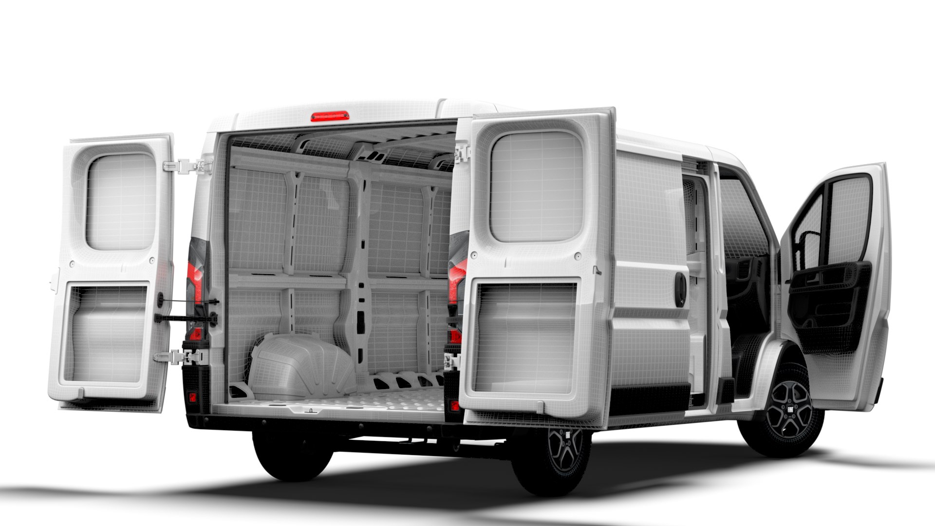 Stellantis Electric Panel Van HQ Interior L2H1 2025 3D Model ...