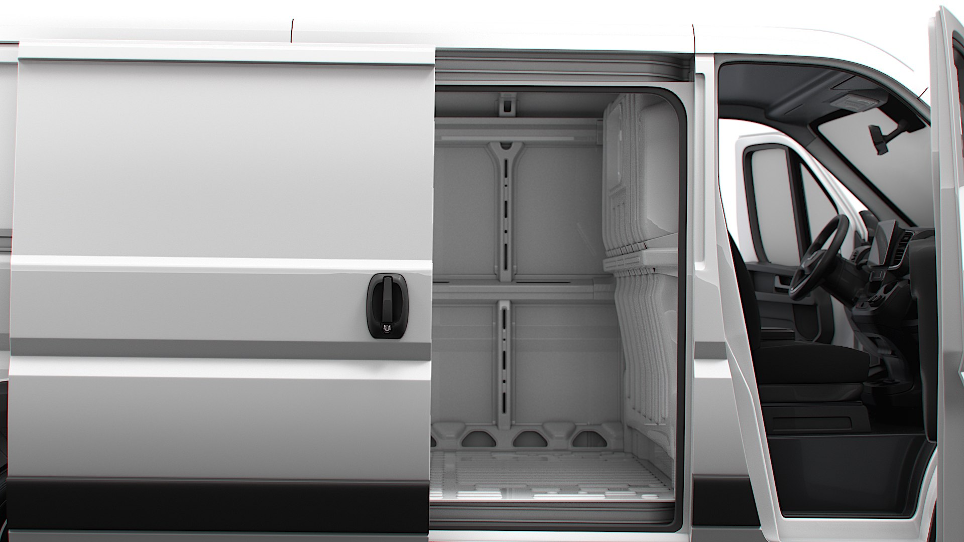 Stellantis Electric Panel Van HQ Interior L2H1 2025 3D Model ...