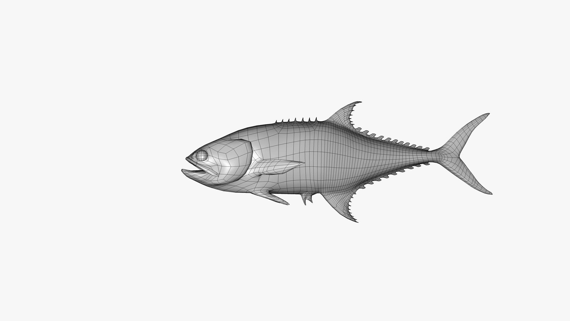 3D Talang Queenfish Model - TurboSquid 2344016