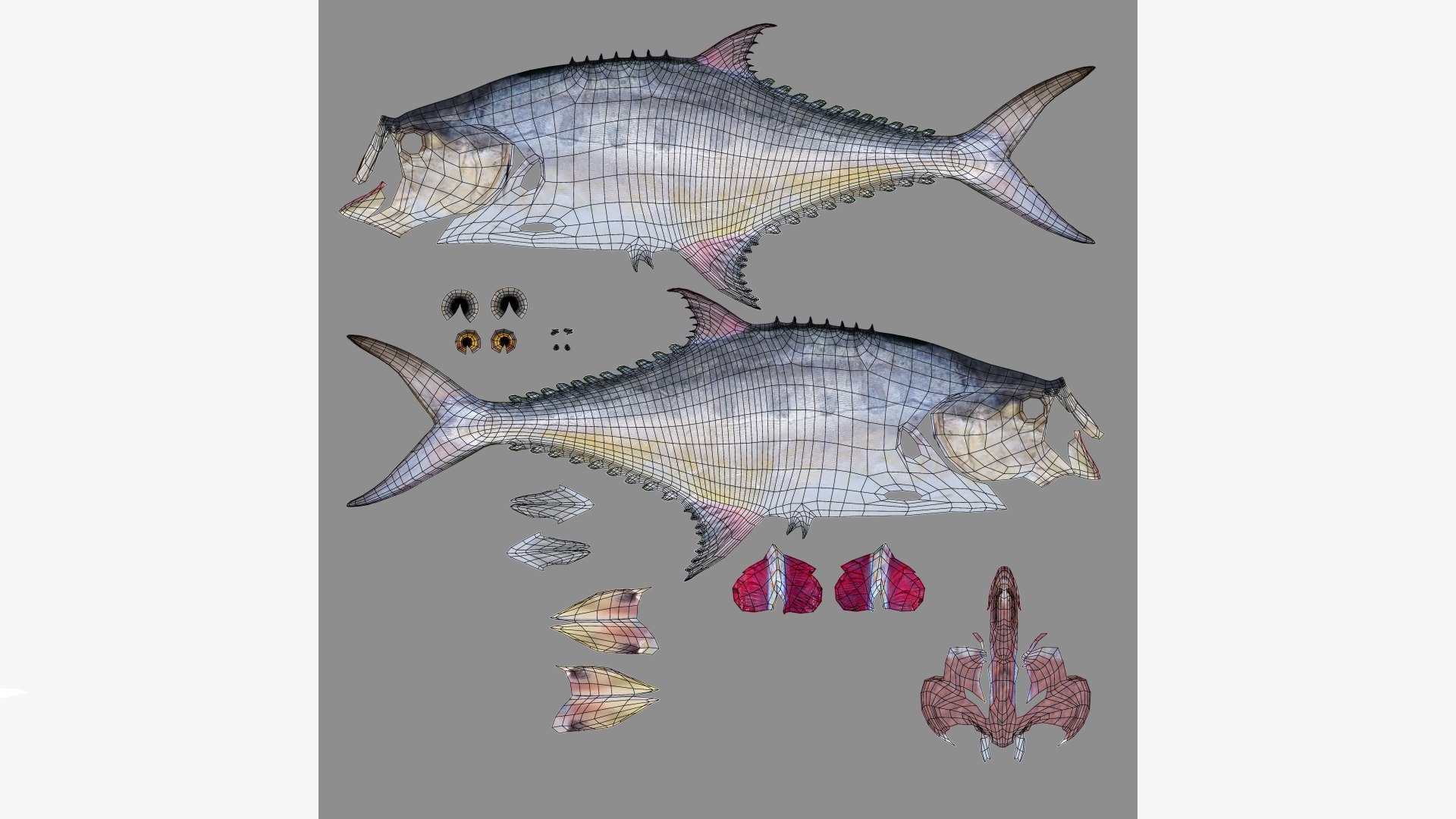3D Talang Queenfish Model - TurboSquid 2344016