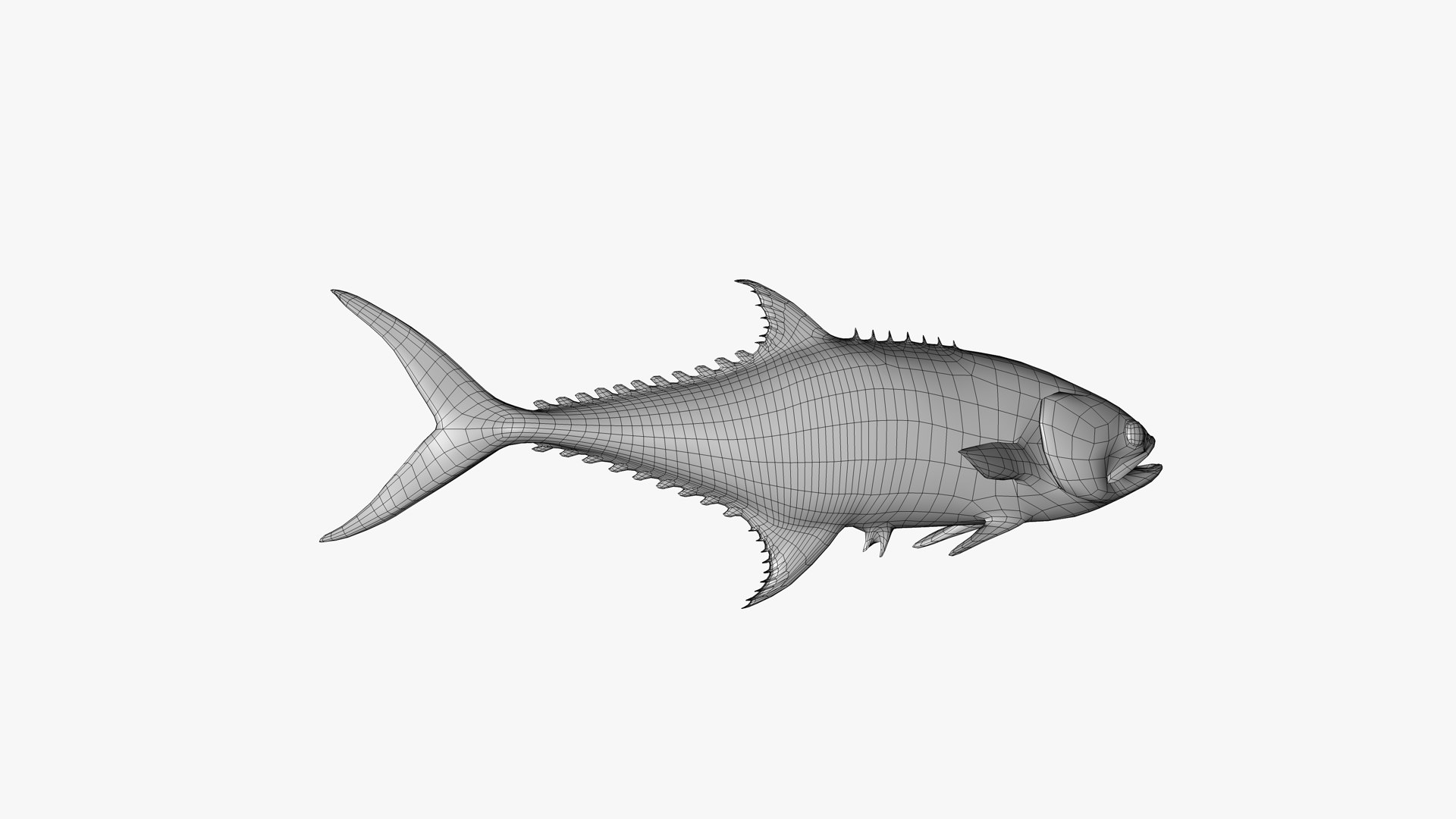 3D Talang Queenfish Model - TurboSquid 2344016