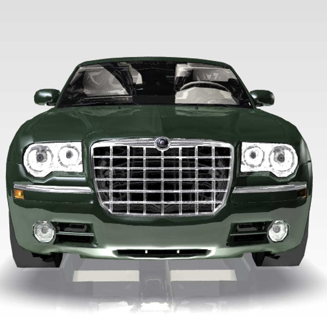 3d car chrysler 300 luxury