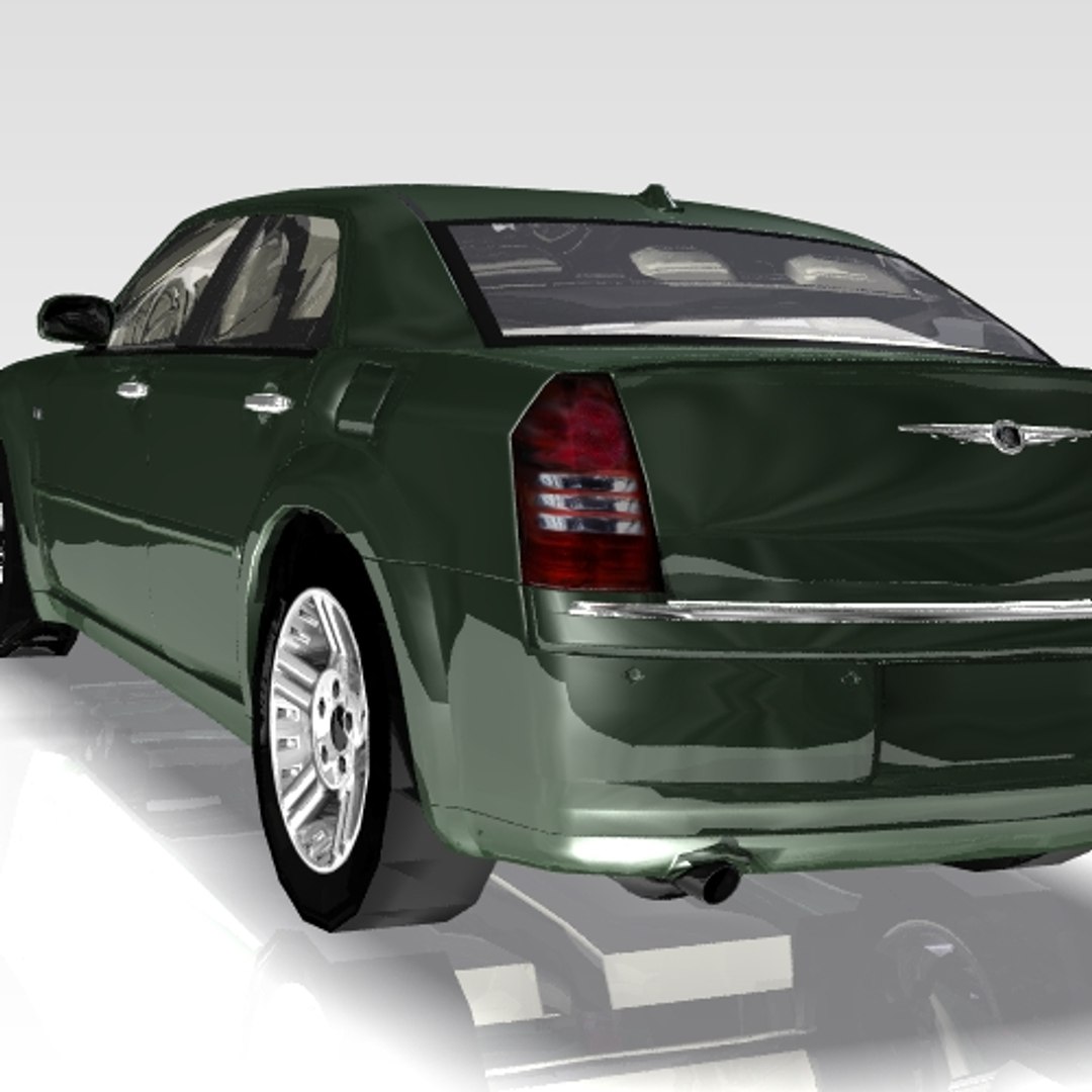 3d car chrysler 300 luxury