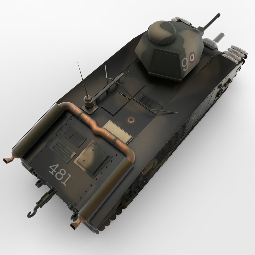 Char B1 Heavy Vehicle Obj
