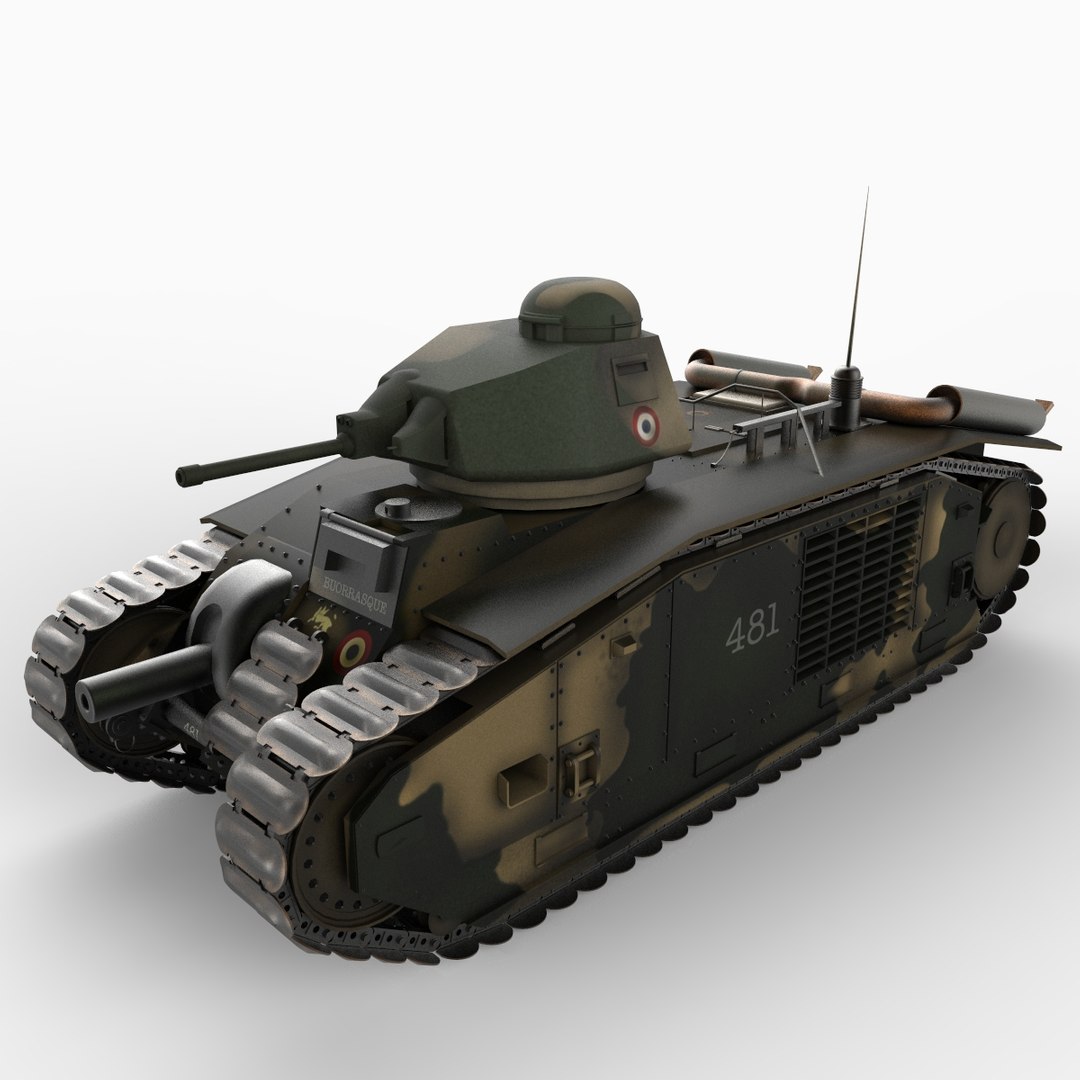 Char B1 Heavy Vehicle Obj