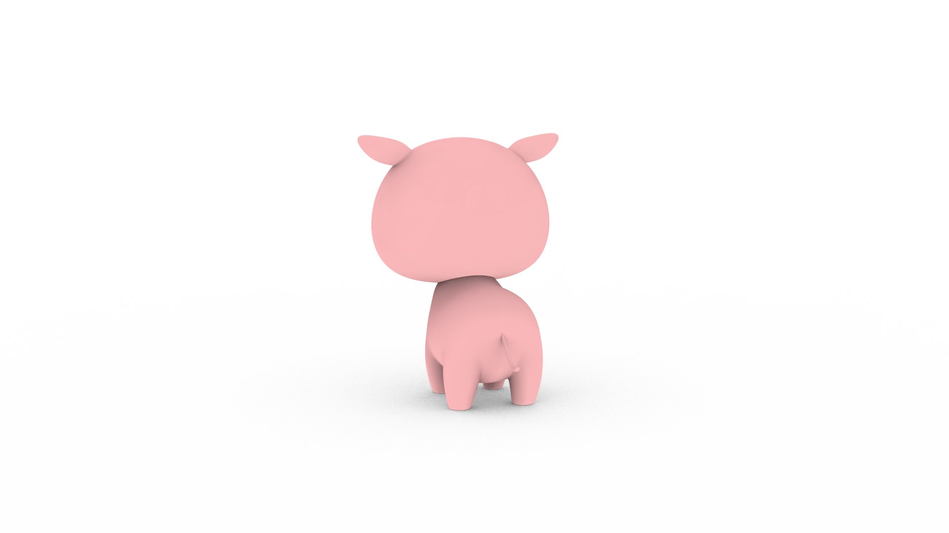 3D Cartoon Pig v001 character - TurboSquid 2098641