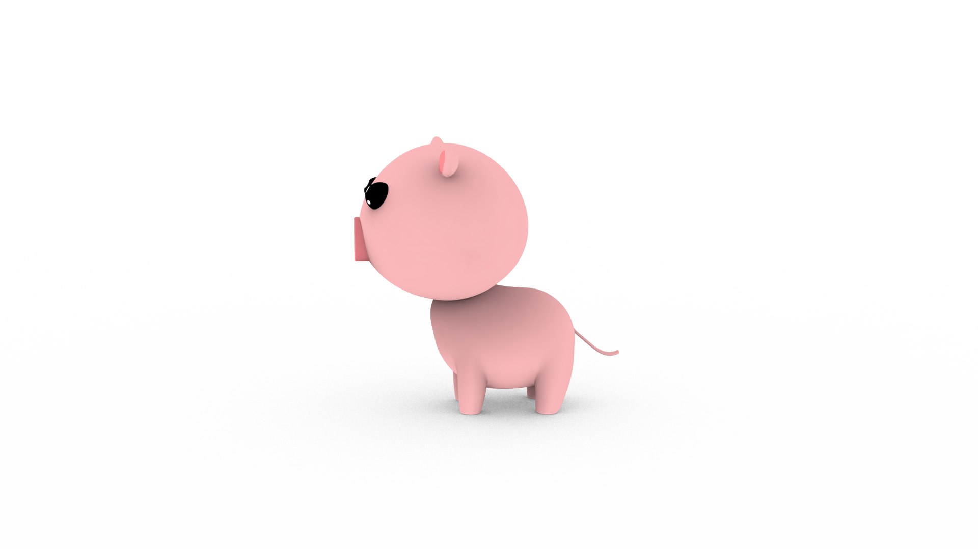 3D Cartoon Pig v001 character - TurboSquid 2098641