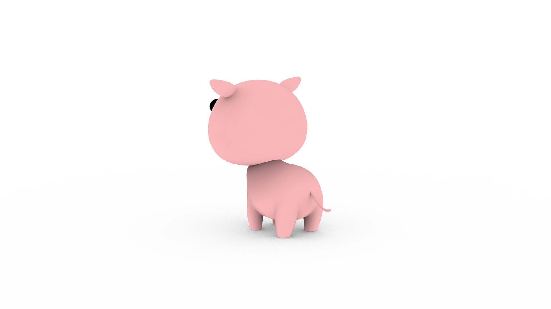 3D Cartoon Pig v001 character - TurboSquid 2098641