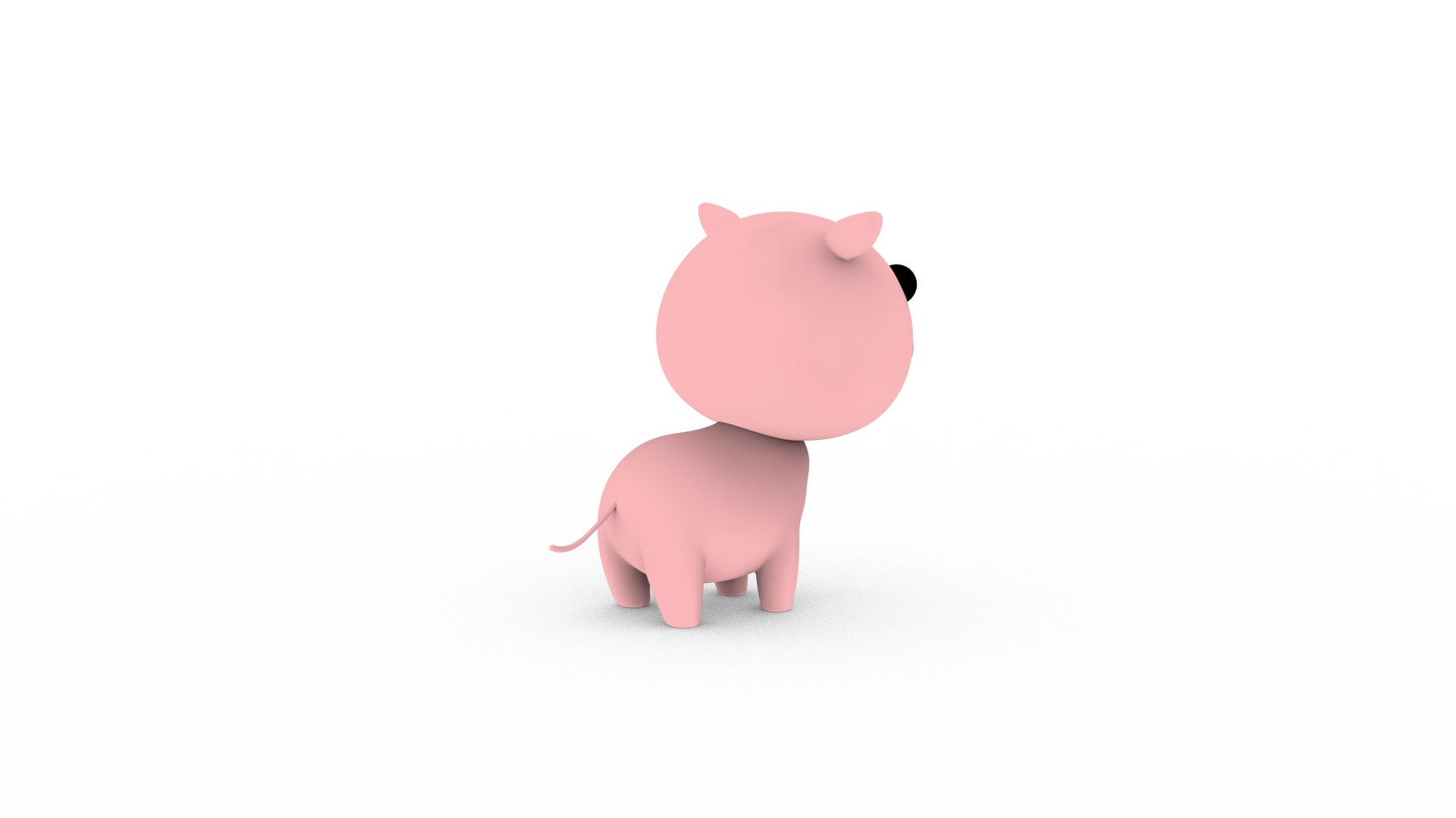 3D Cartoon Pig v001 character - TurboSquid 2098641