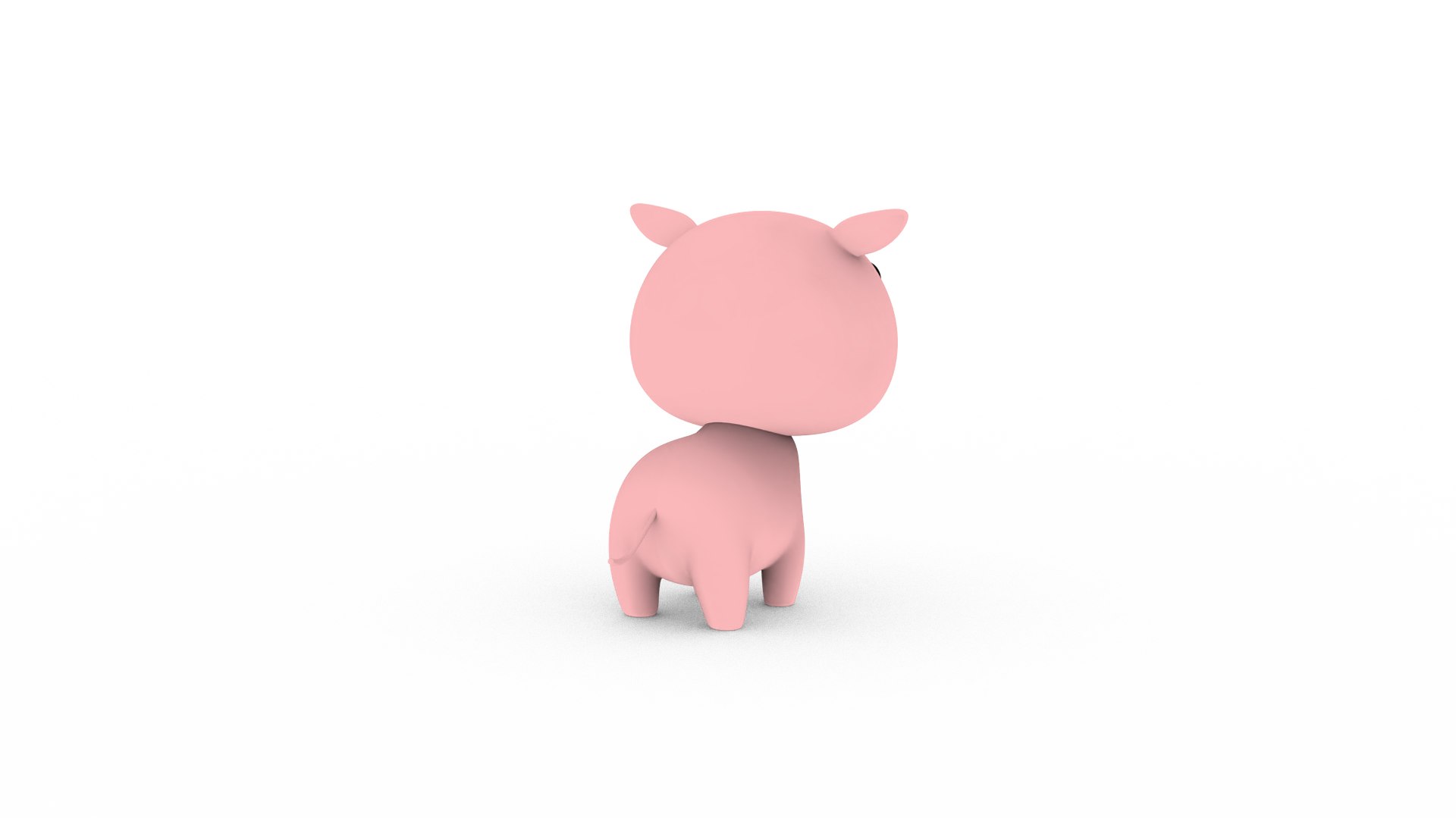 3D Cartoon Pig v001 character - TurboSquid 2098641