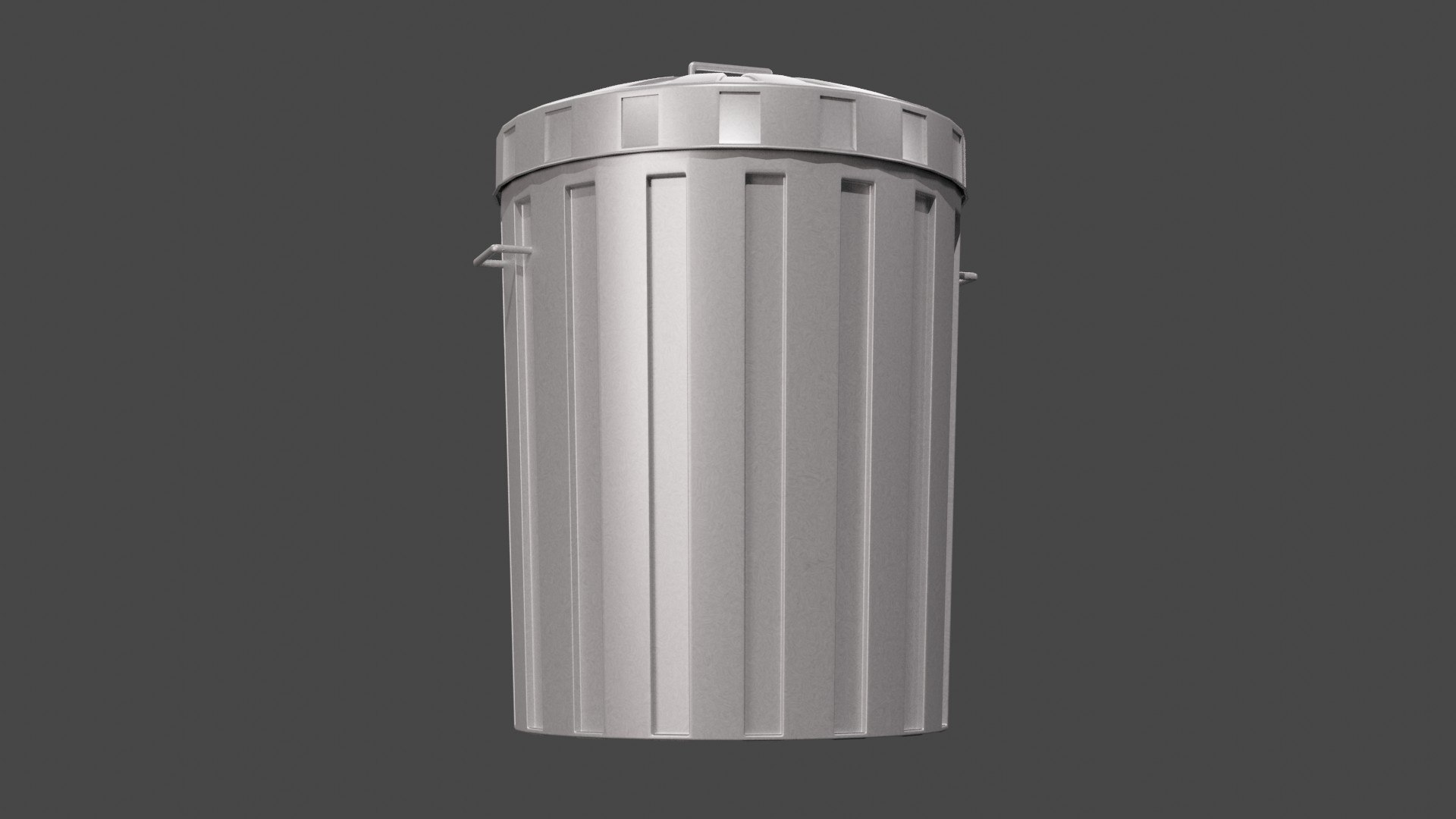 Metal dustbin 3D model - TurboSquid 1901600