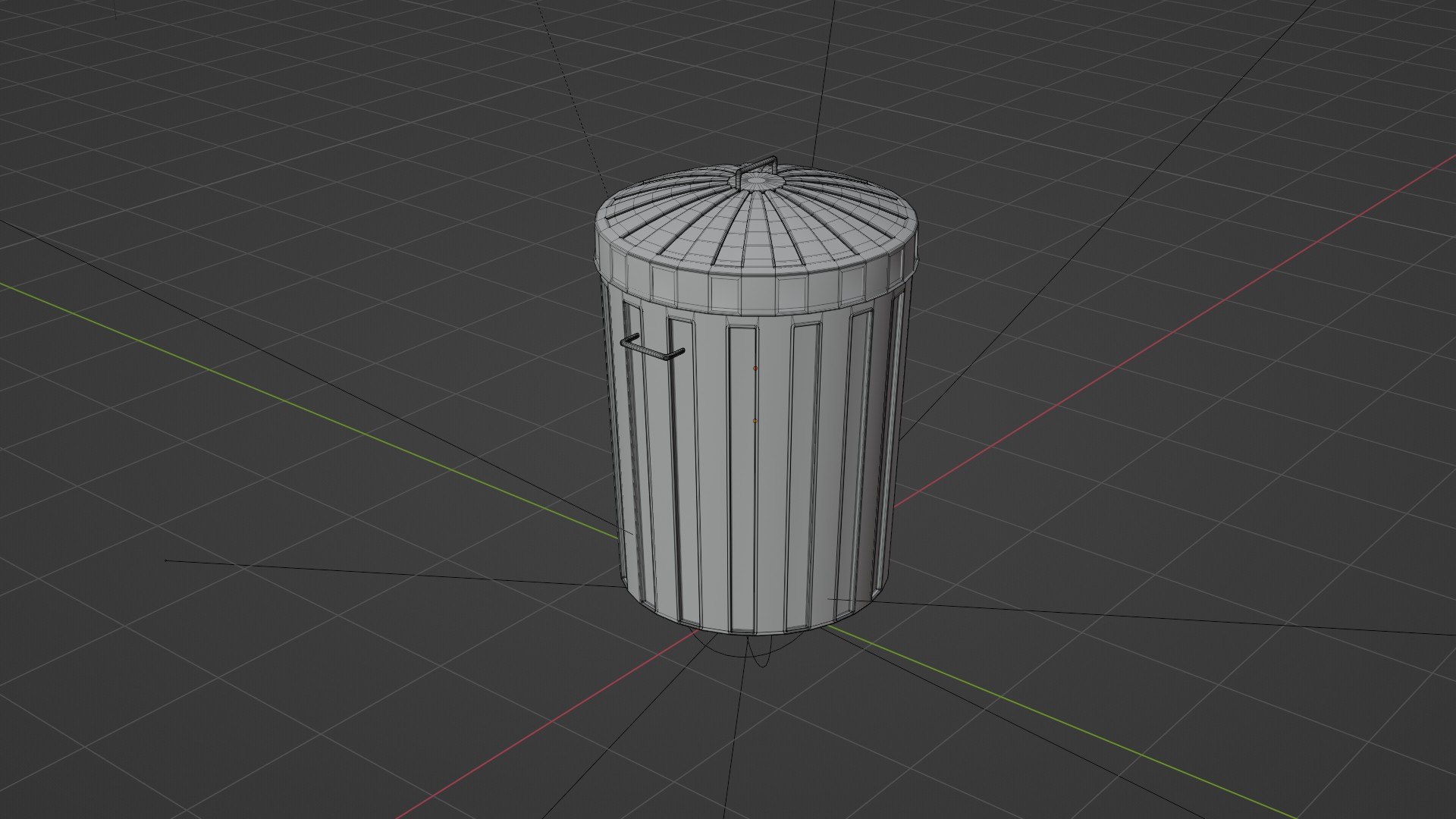 Metal dustbin 3D model - TurboSquid 1901600