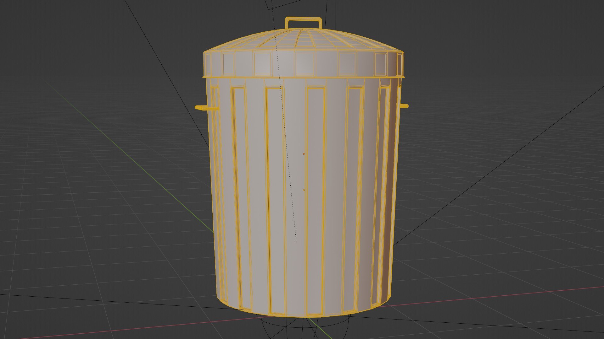 Metal dustbin 3D model - TurboSquid 1901600