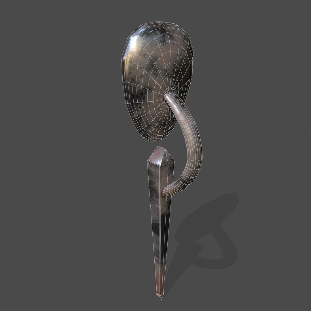 3D model Medieval Metal Spoon - TurboSquid 1734205