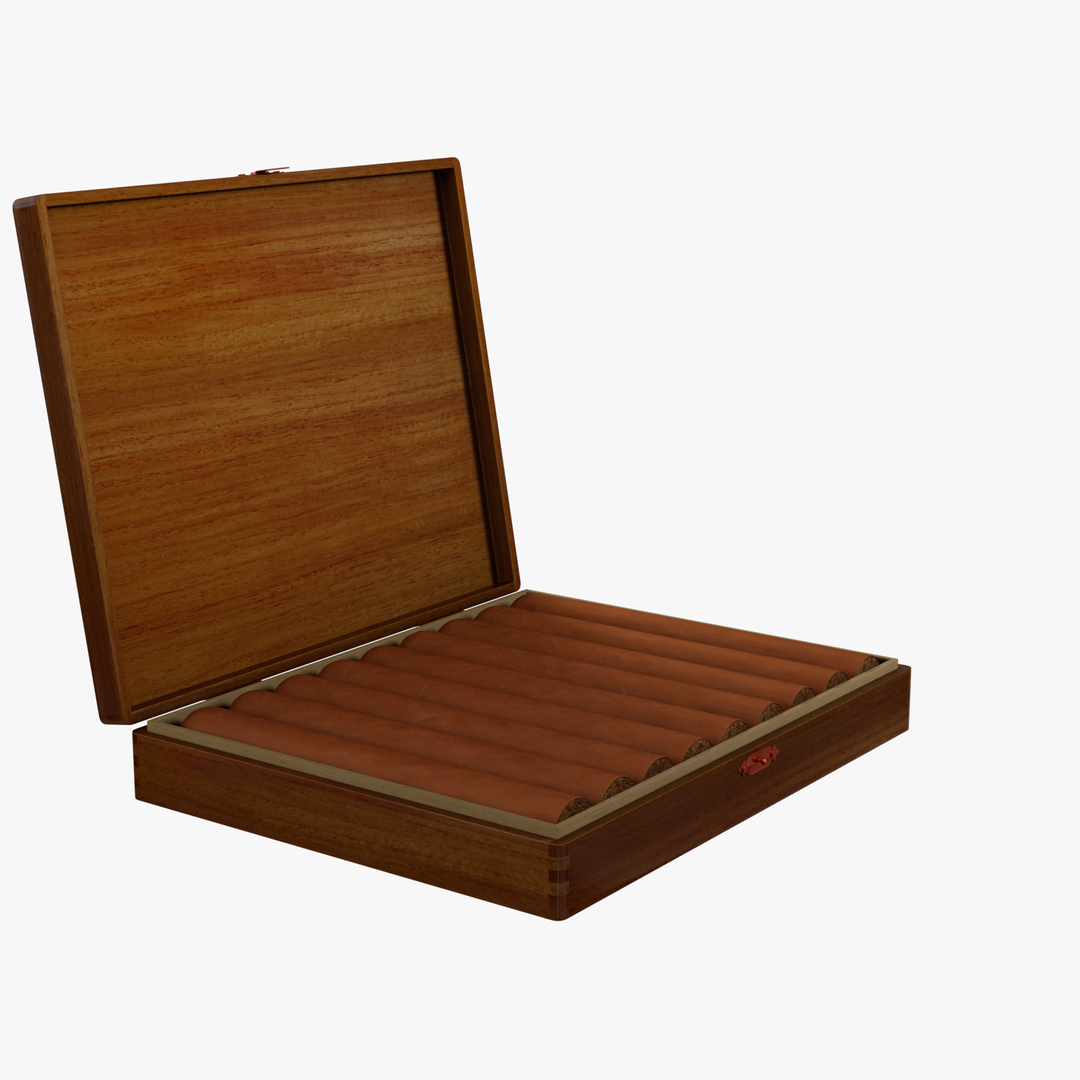 3d Model Cigar Box