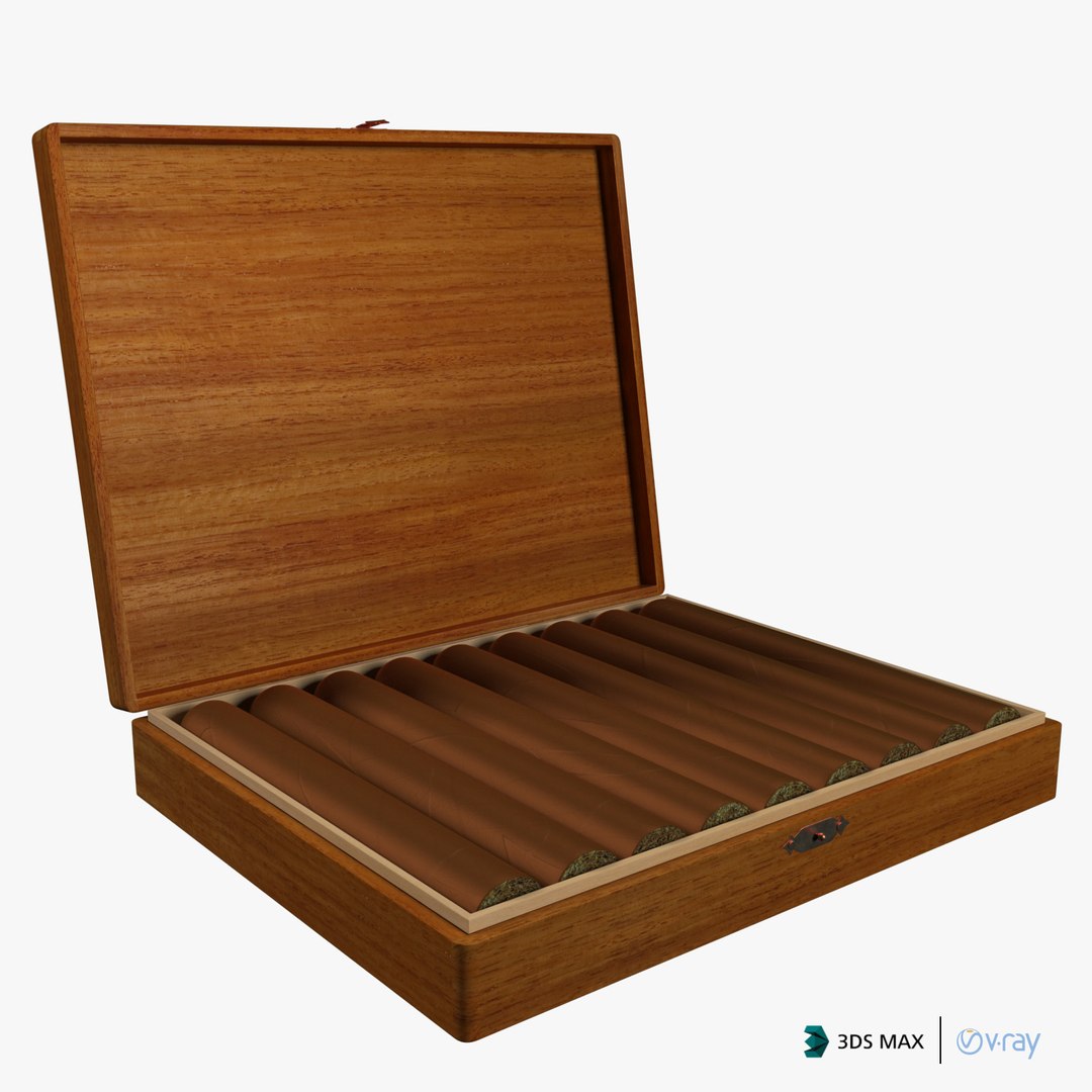 3d Model Cigar Box