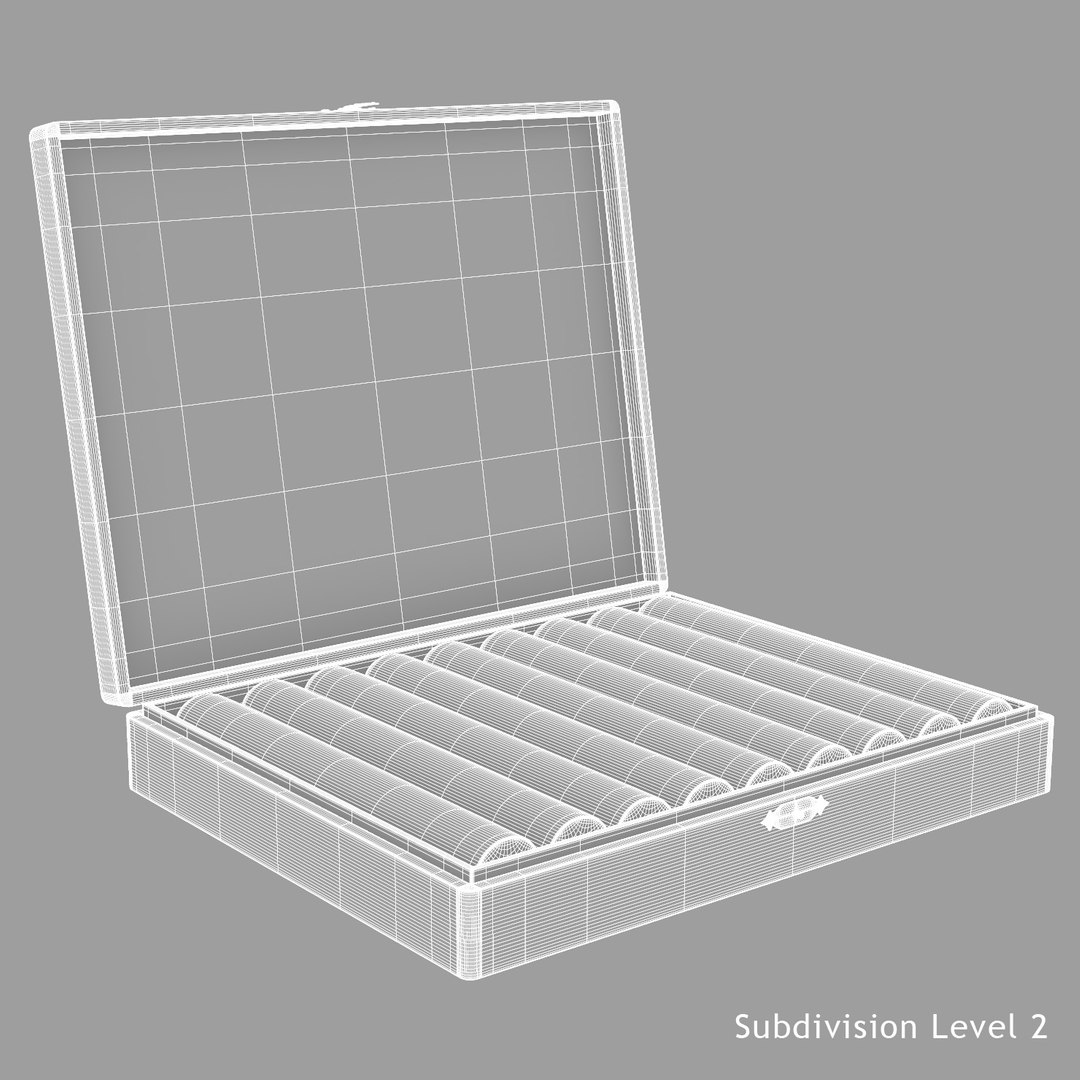 3d Model Cigar Box