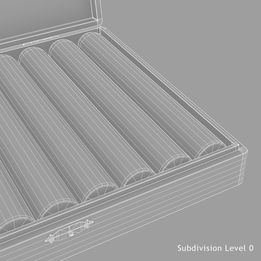 3d Model Cigar Box