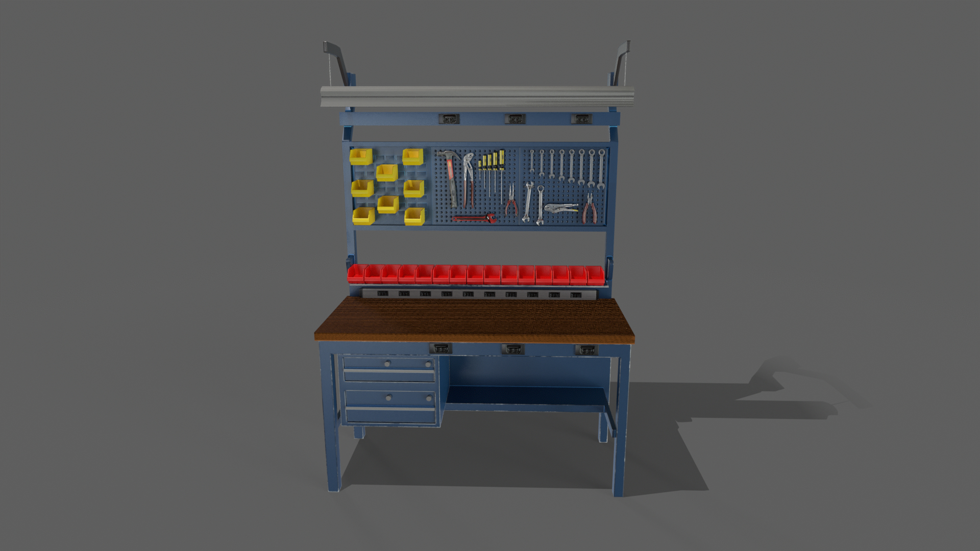 3D Workbench Plus Tools Model - TurboSquid 2200675
