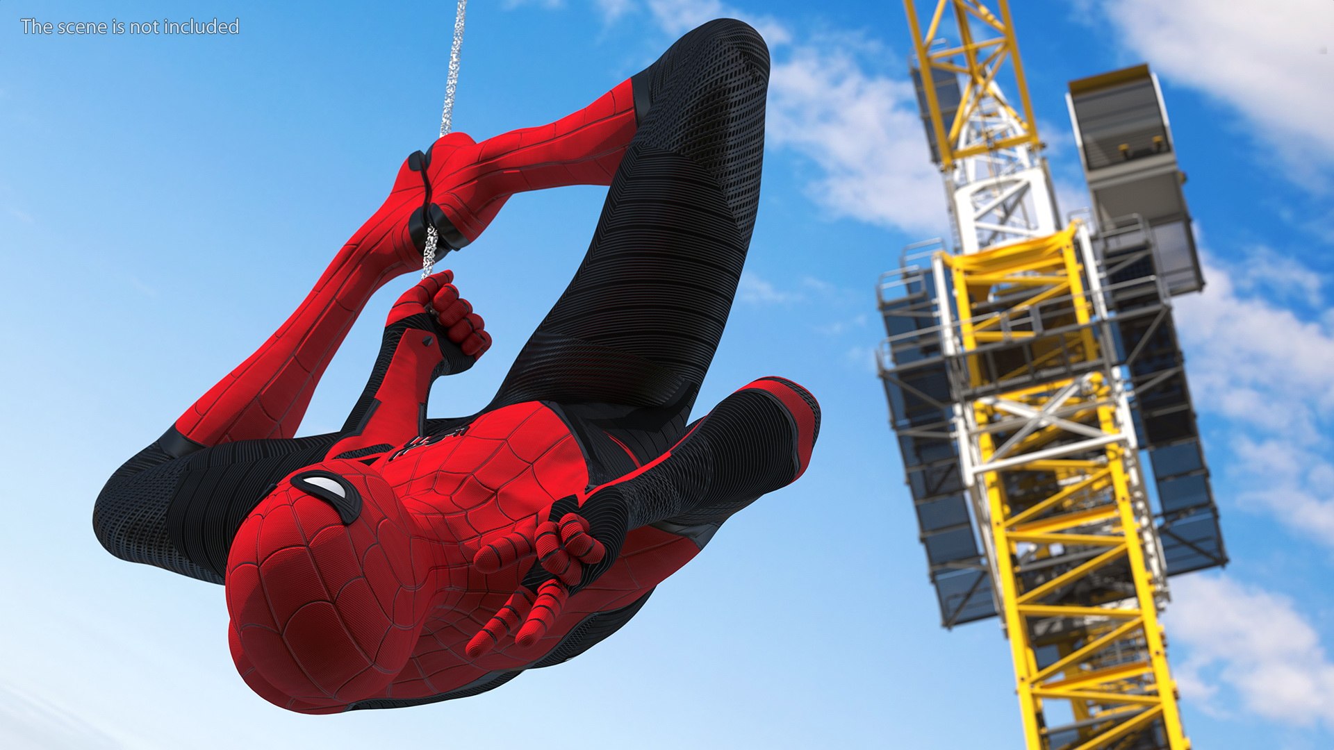 Spider Man Hanging Pose model - TurboSquid 1792742