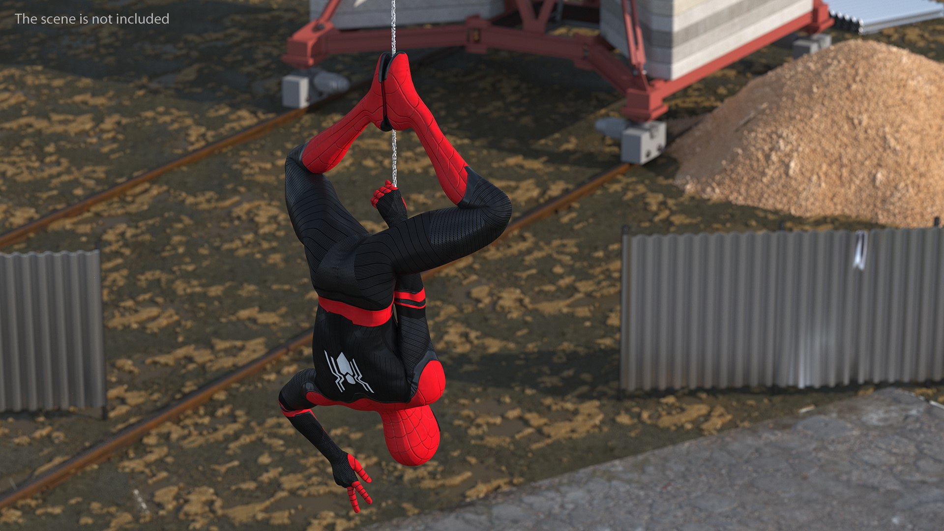 Spider Man Hanging Pose model - TurboSquid 1792742