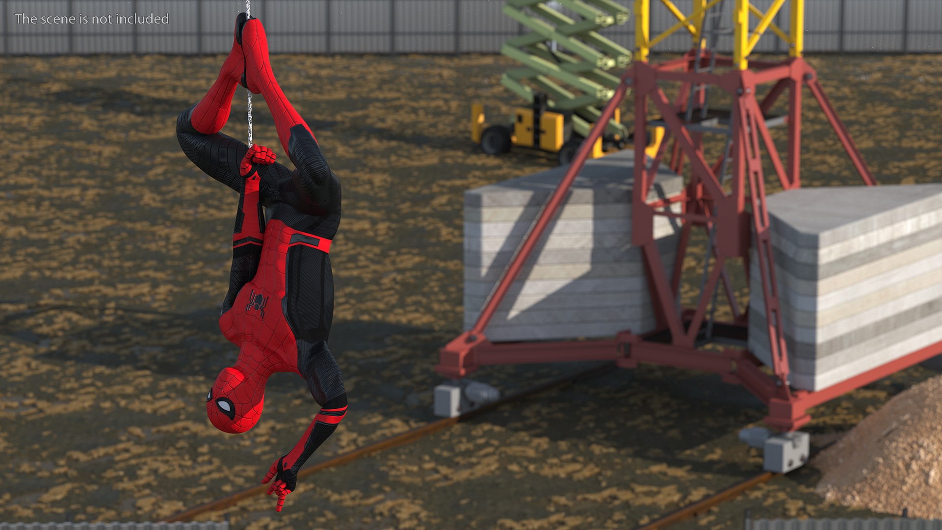 Spider Man Hanging Pose model - TurboSquid 1792742