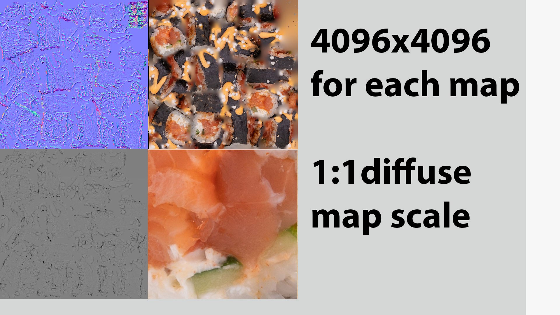 3D Kimchi Roll Set With Salmon Tuna - TurboSquid 1849840