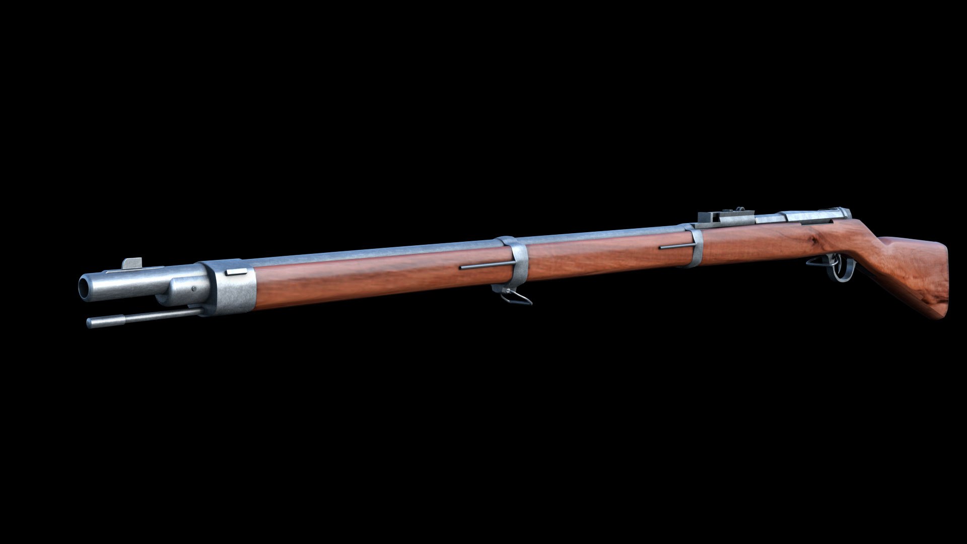 Gun Ww1 3D Model - TurboSquid 1233152