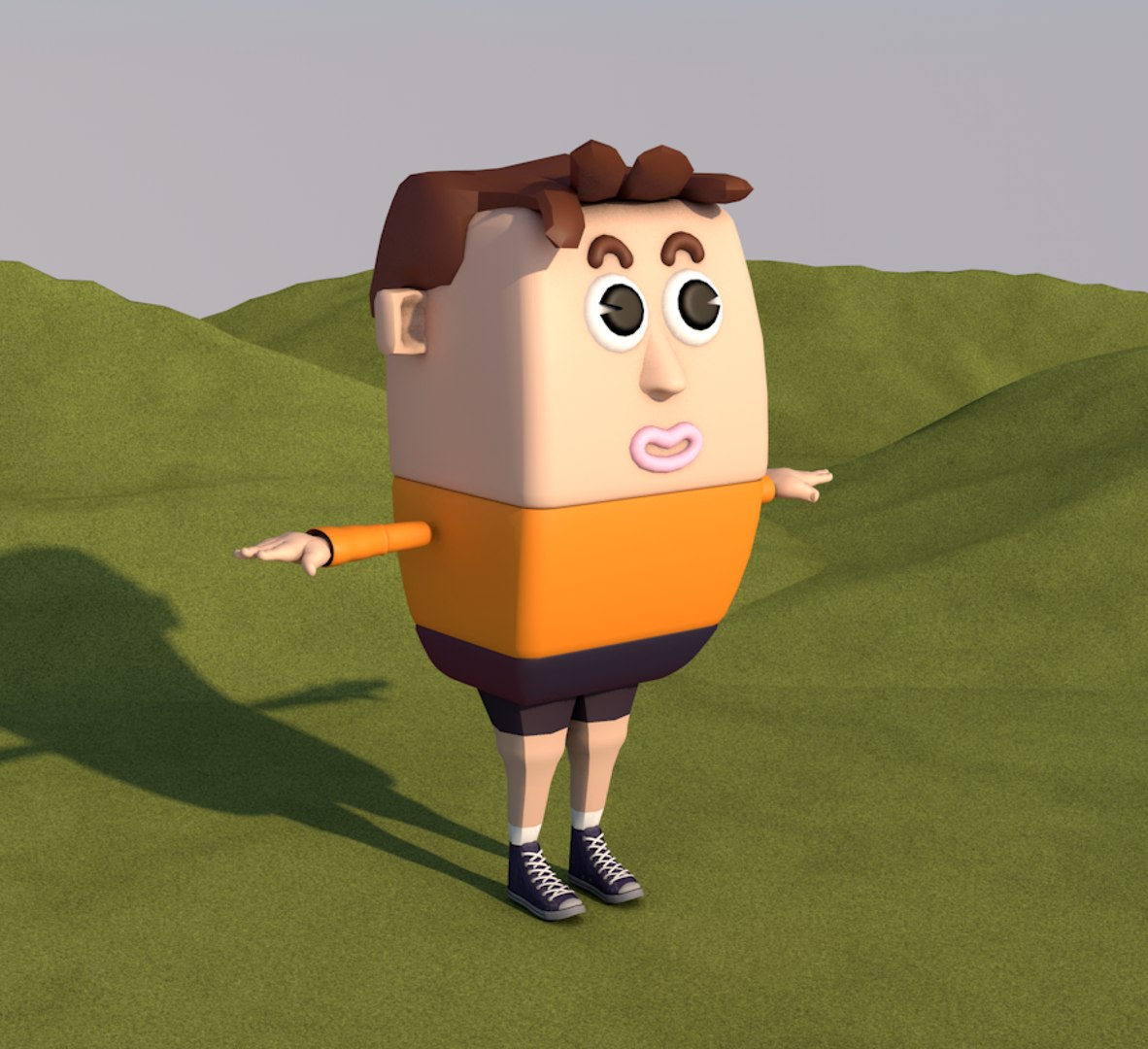 3D model cartoon man male animation character - TurboSquid 1443241