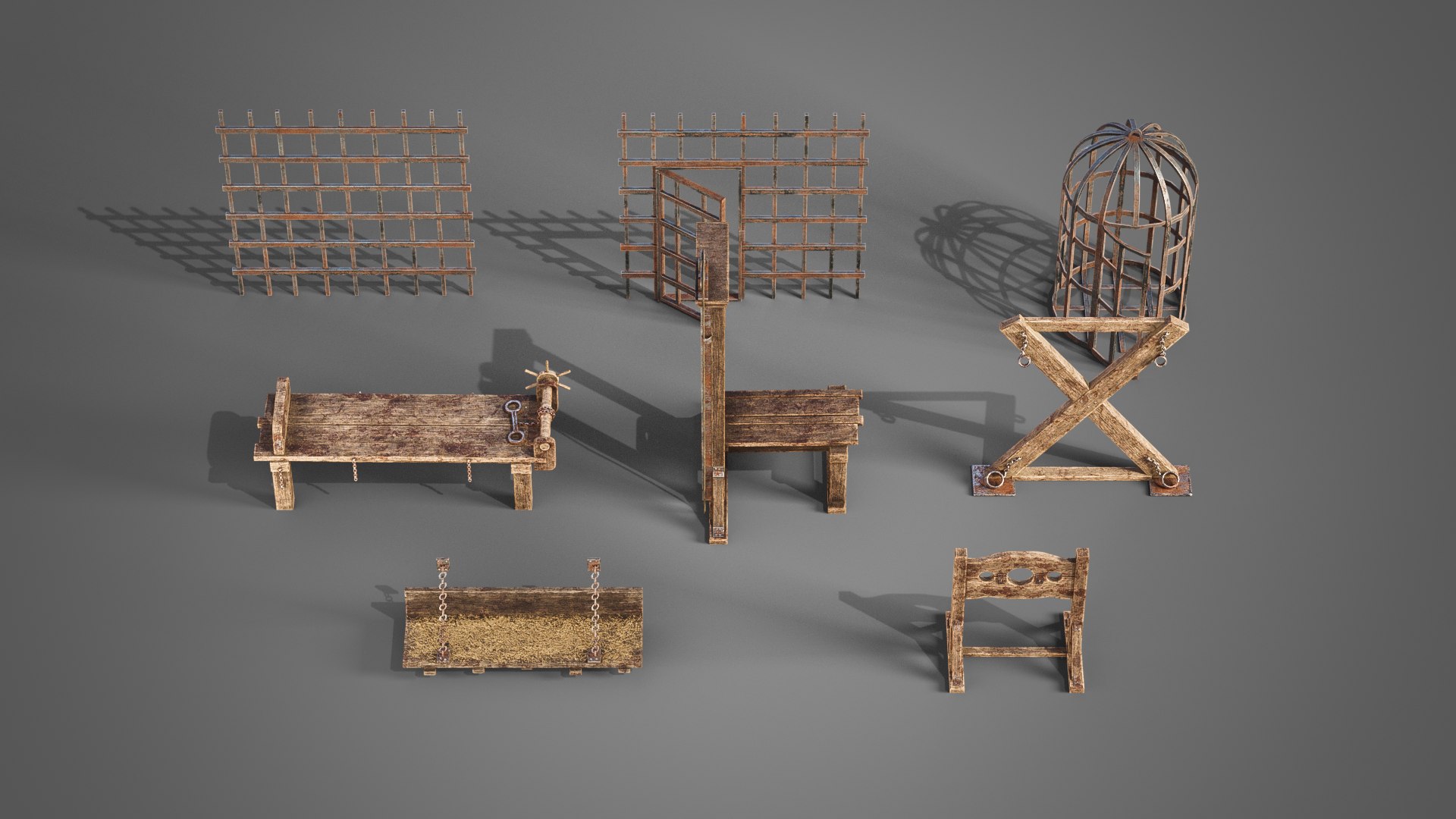 3D Medieval Prop Collection Model - TurboSquid 2019315
