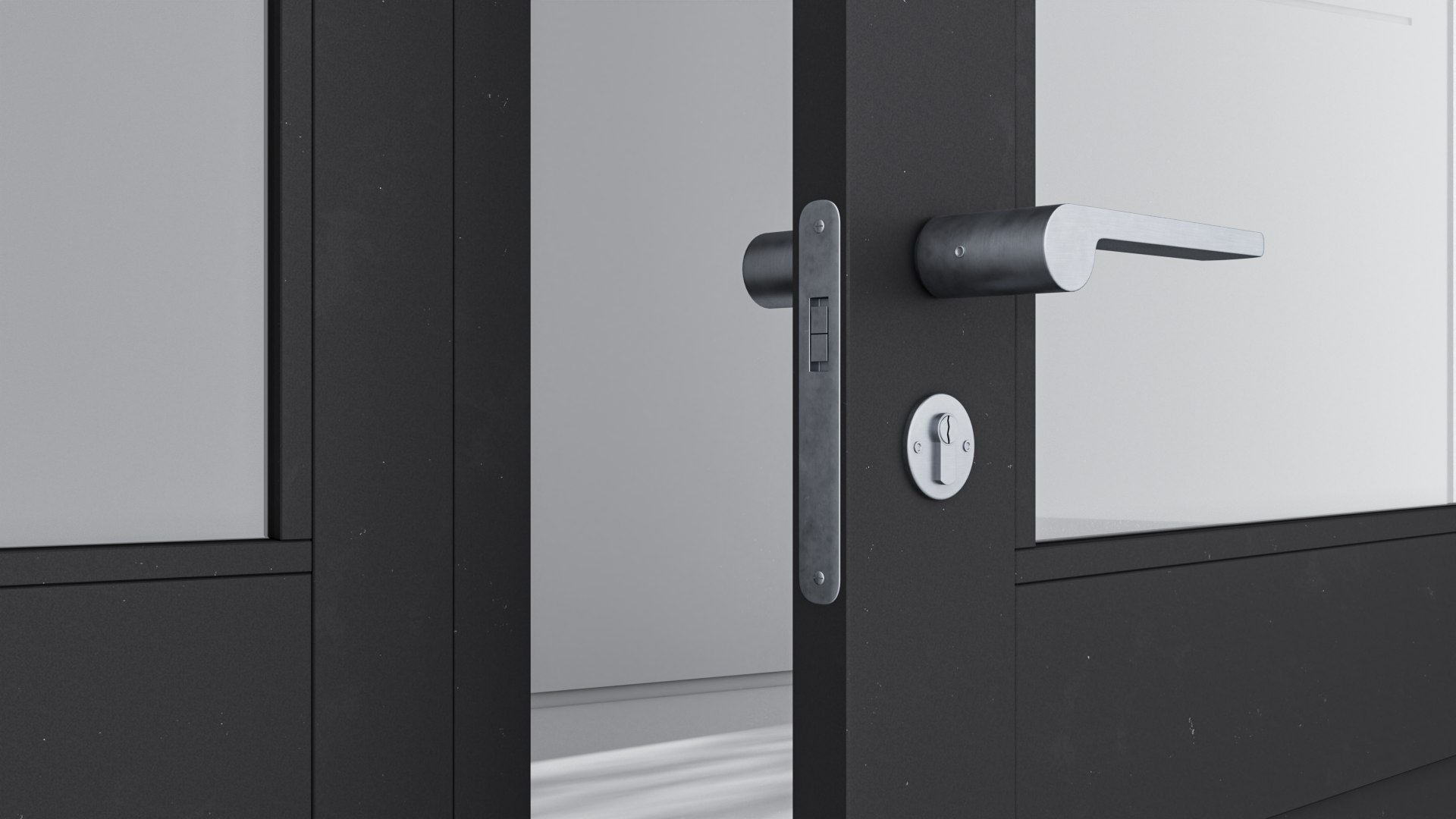 Aluminium Door 167 Model - TurboSquid 2034584