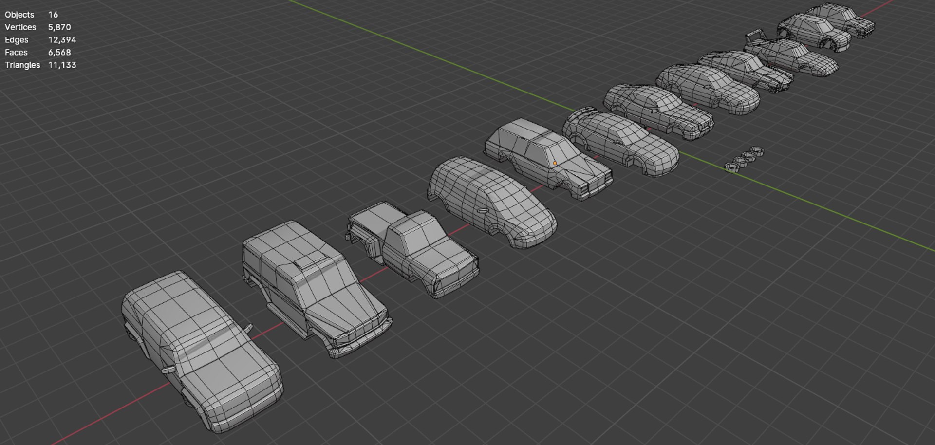 Low Poly Cars - 11 Cars - SUV Game-ready 3D model 3D - TurboSquid 2159600
