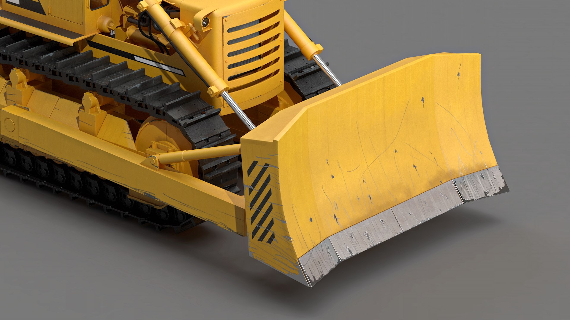 3d model bulldozer dozer