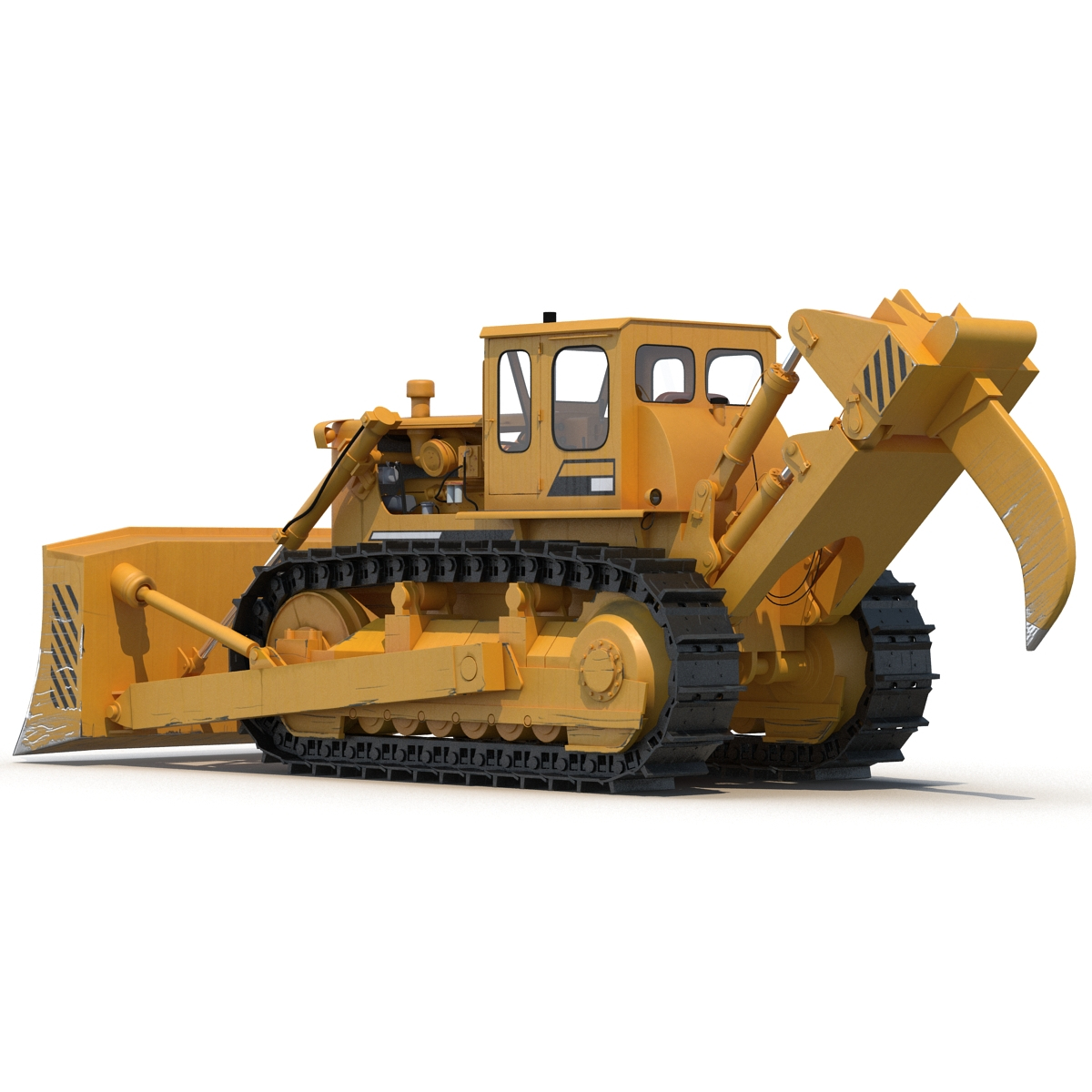 3d model bulldozer dozer