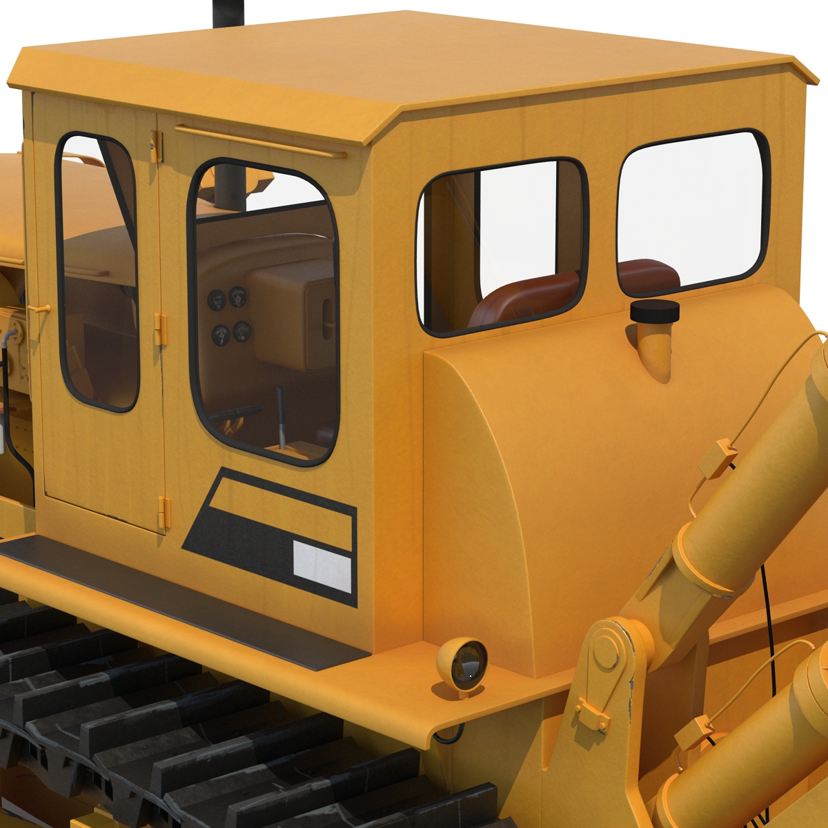 3d model bulldozer dozer