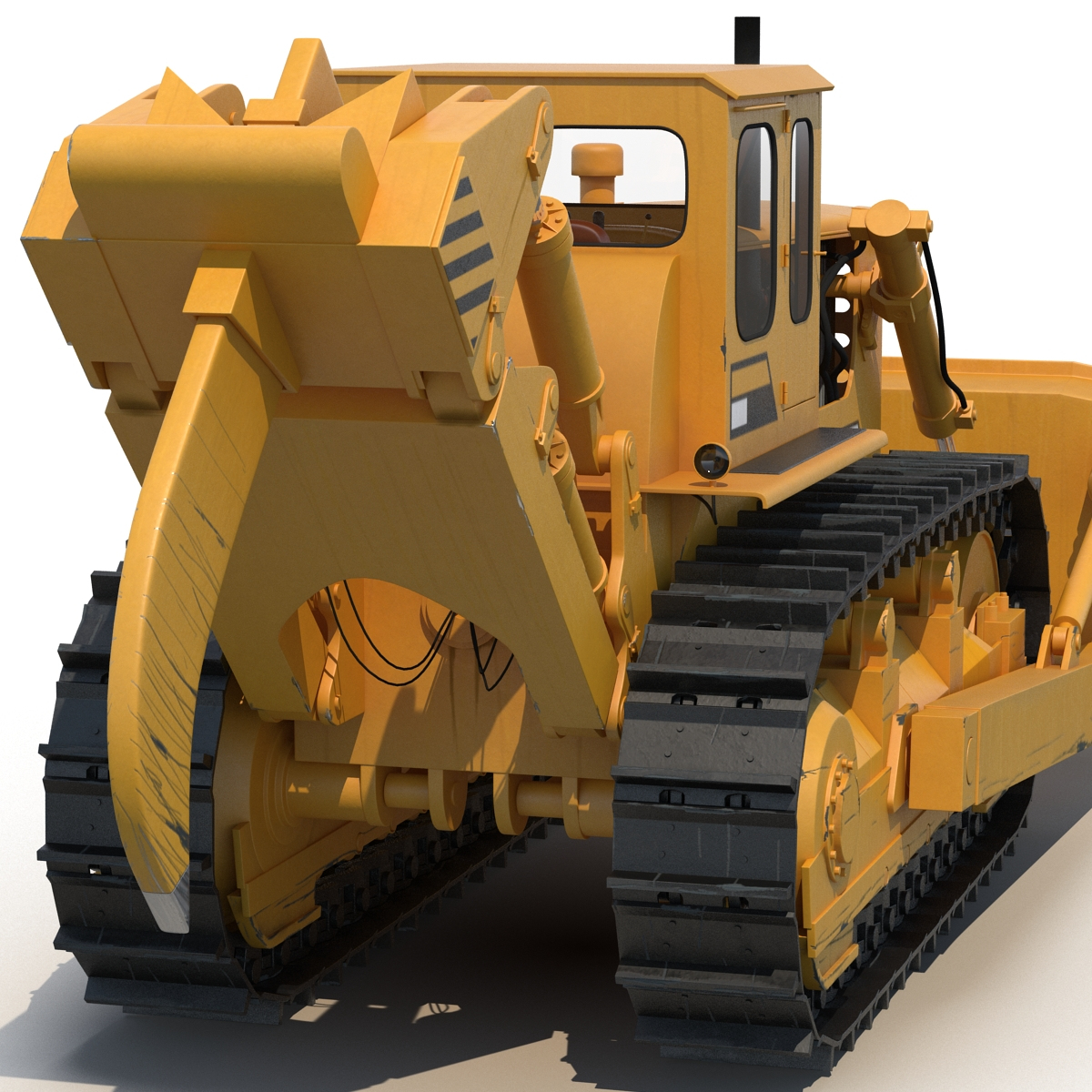 3d model bulldozer dozer