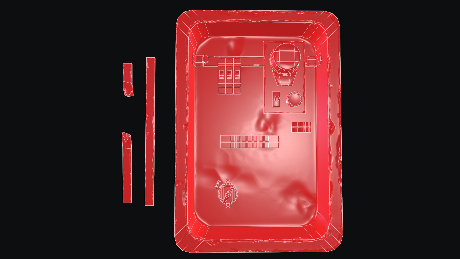 3D Old soviet electrical panel shield - TurboSquid 1790935