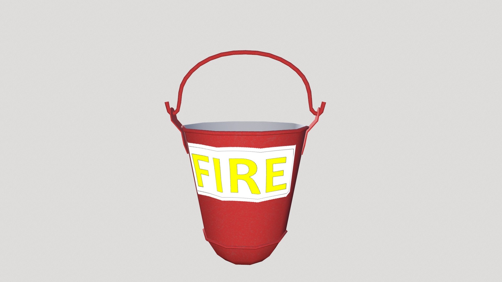 3D Fire Bucket Model - TurboSquid 2327715