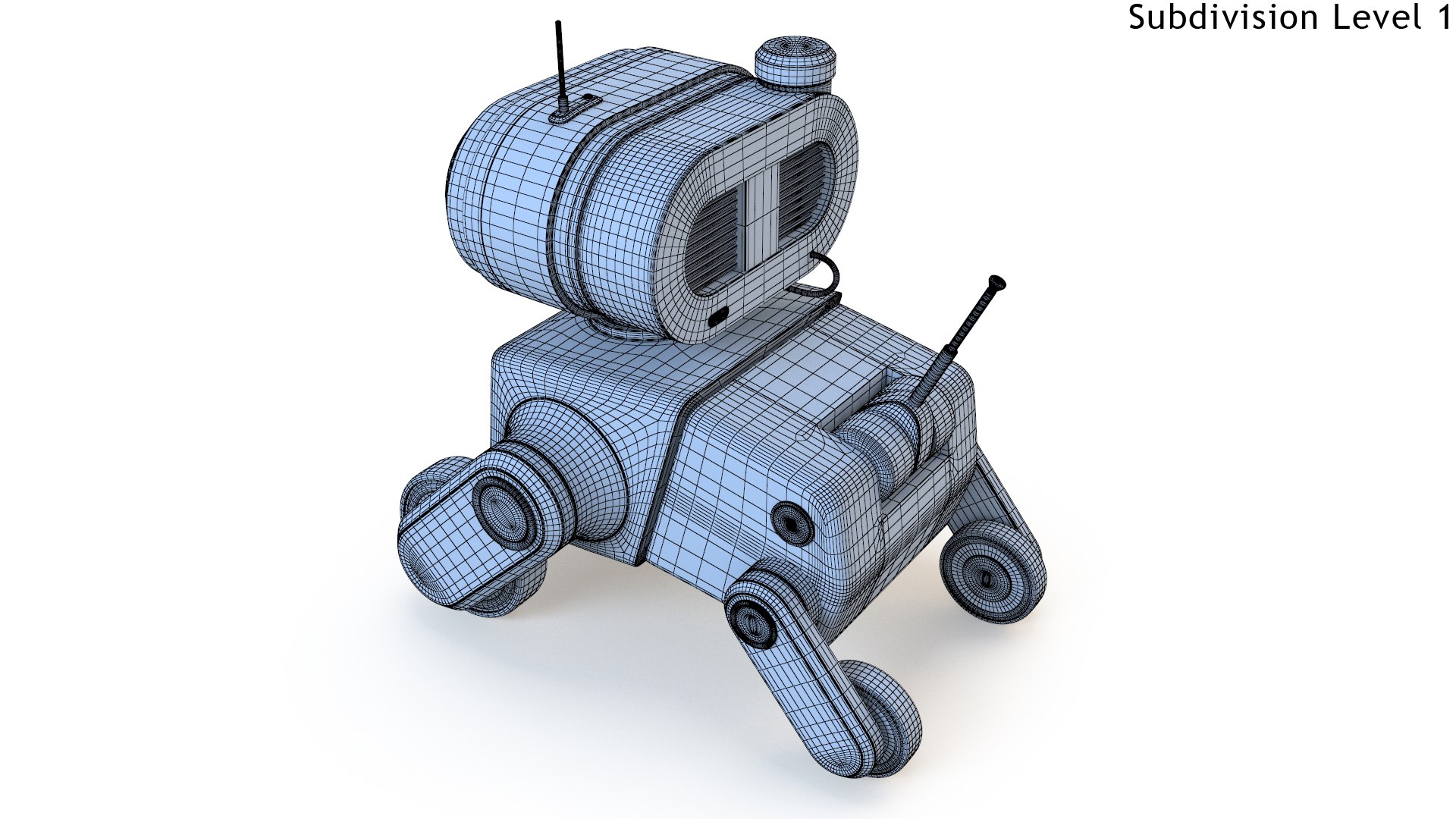3D Model Cute Robot - TurboSquid 2211392